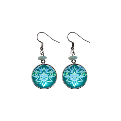 Soul Blossom Charm Earrings, Simone Diamond, Coast Salish | Native ...