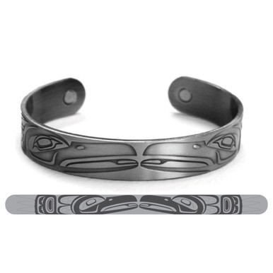 Silver Brushed Copper Bracelet - Raven, Paul Windsor, Haisla, Heiltsuk ...