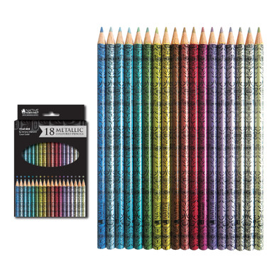 Metallic Coloured Pencils - Feather, Simone Diamond, Coast Salish ...