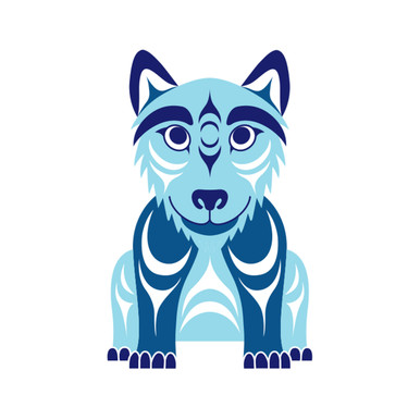 Tattoo - Wolf, Simone Diamond, Coast Salish | Native Northwest