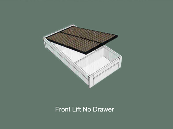 Summit Single Bed with Gas lift Storage - DJC Furniture & Bedding