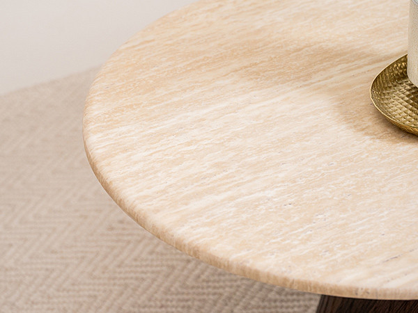 Crete Coffee Table in Travertine