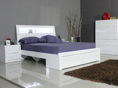 Hamilton Double Bed with Storage Drawers - DJC Furniture & Bedding