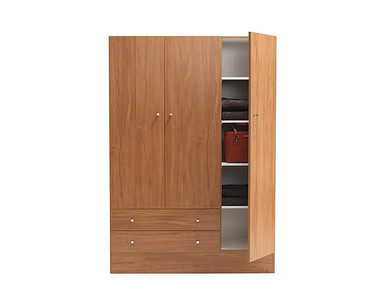 Combination Robe with 2 Drawers - DJC Furniture & Bedding