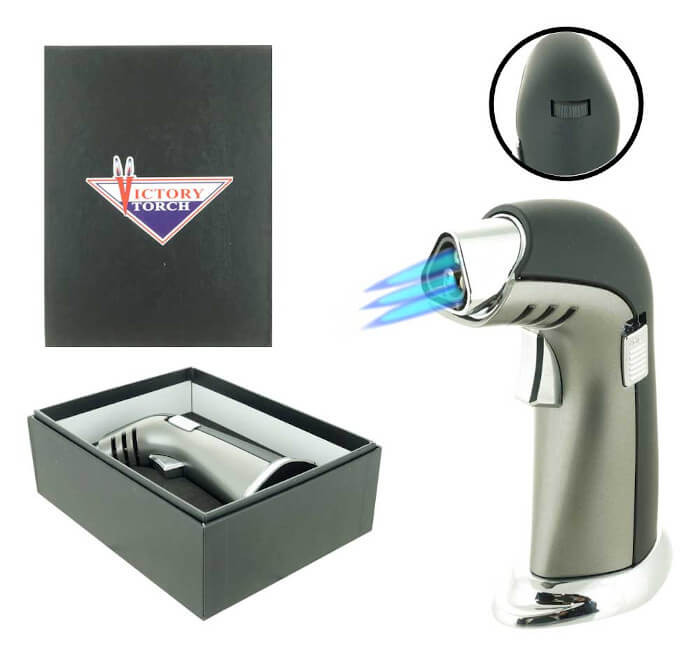 VICTORY TORCH BIG TRIPLE SIDE TORCH - WHITE