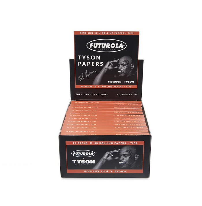 FUTUROLA TYSON RANCH PAPERS + TIPS KING SIZE - 24CT DISPLAY - World ...