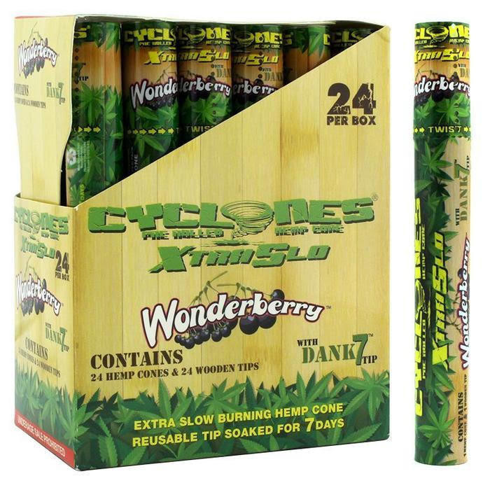 CYCLONE HEMP CONES DISPLAY - 24CT