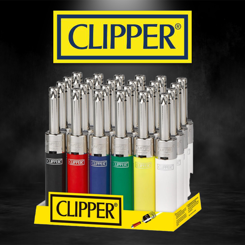 CLIPPER MINI TUBE SOLID ASSORTED COLORS - 24CT DISPLAY