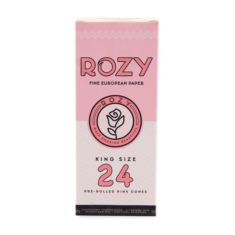 ROZY KING SIZE PRE-ROLLED PINK CONES - 24CT