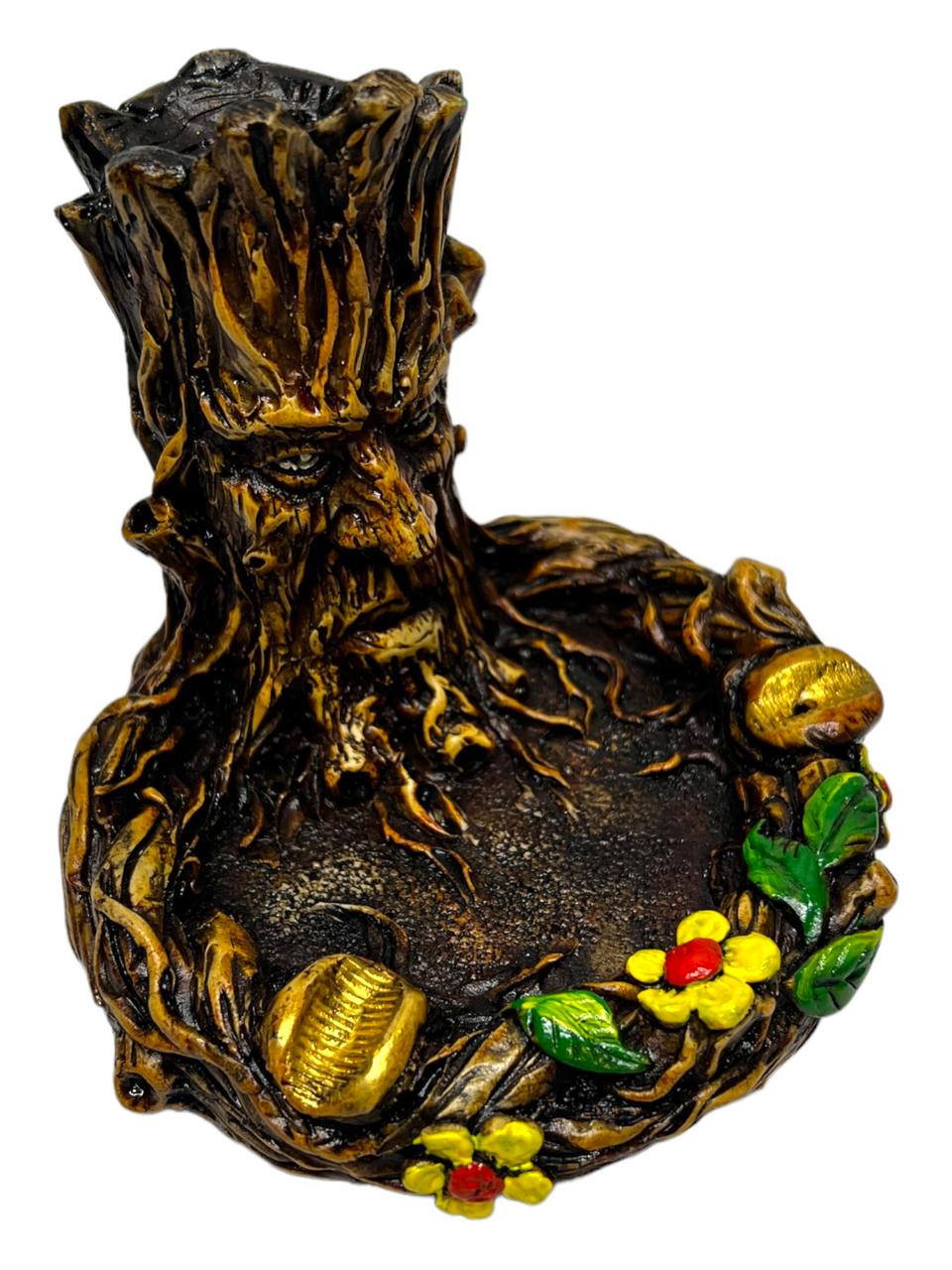 HAND CRAFTED ASH TRAY - TREE STUMP - 1CT