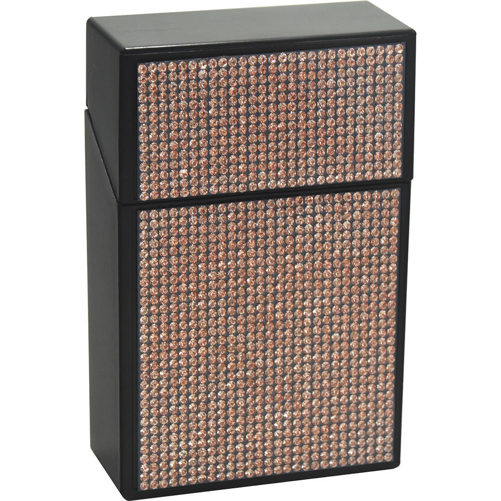 PLASTIC CIG BOX GEM DESIGN - KING - 12CT