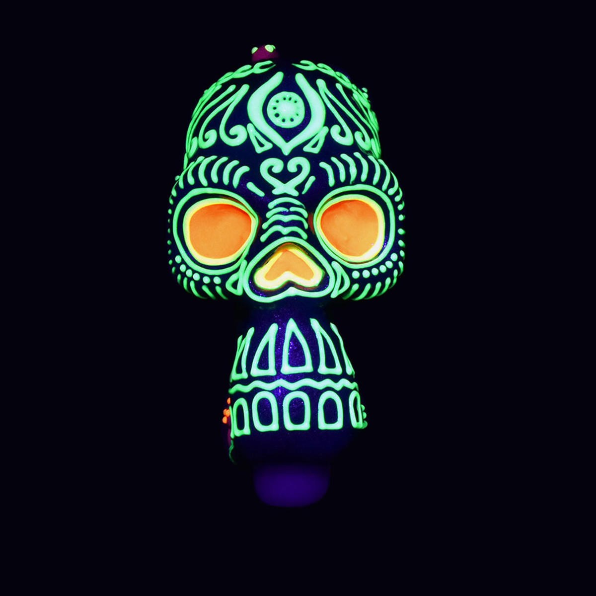 PULSAR VOODOO SKULL SPOON PIPE 5.5" - 1CT