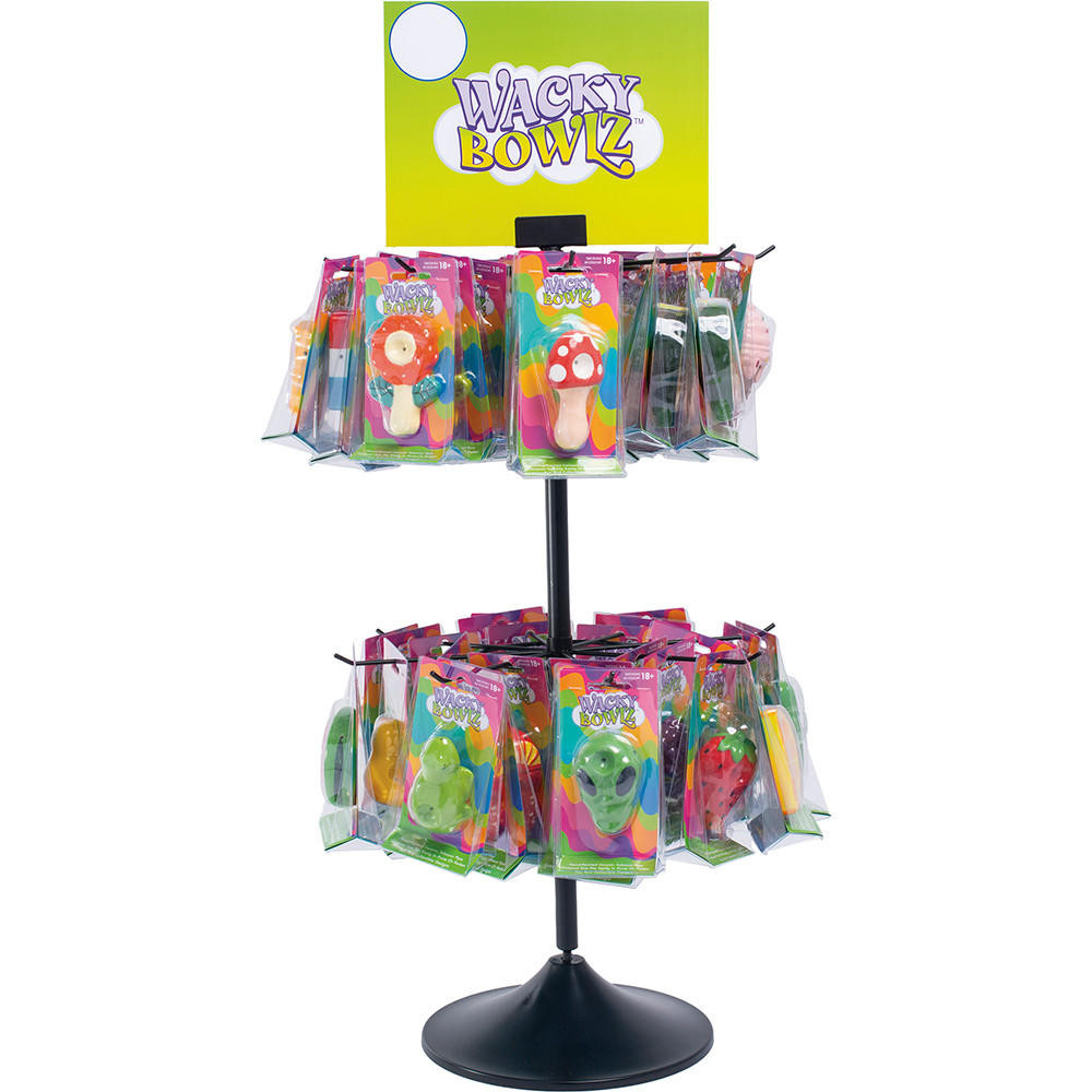 WACKY BOWLZ COUNTER DISPLAY ASSORTED DESIGN - 48CT