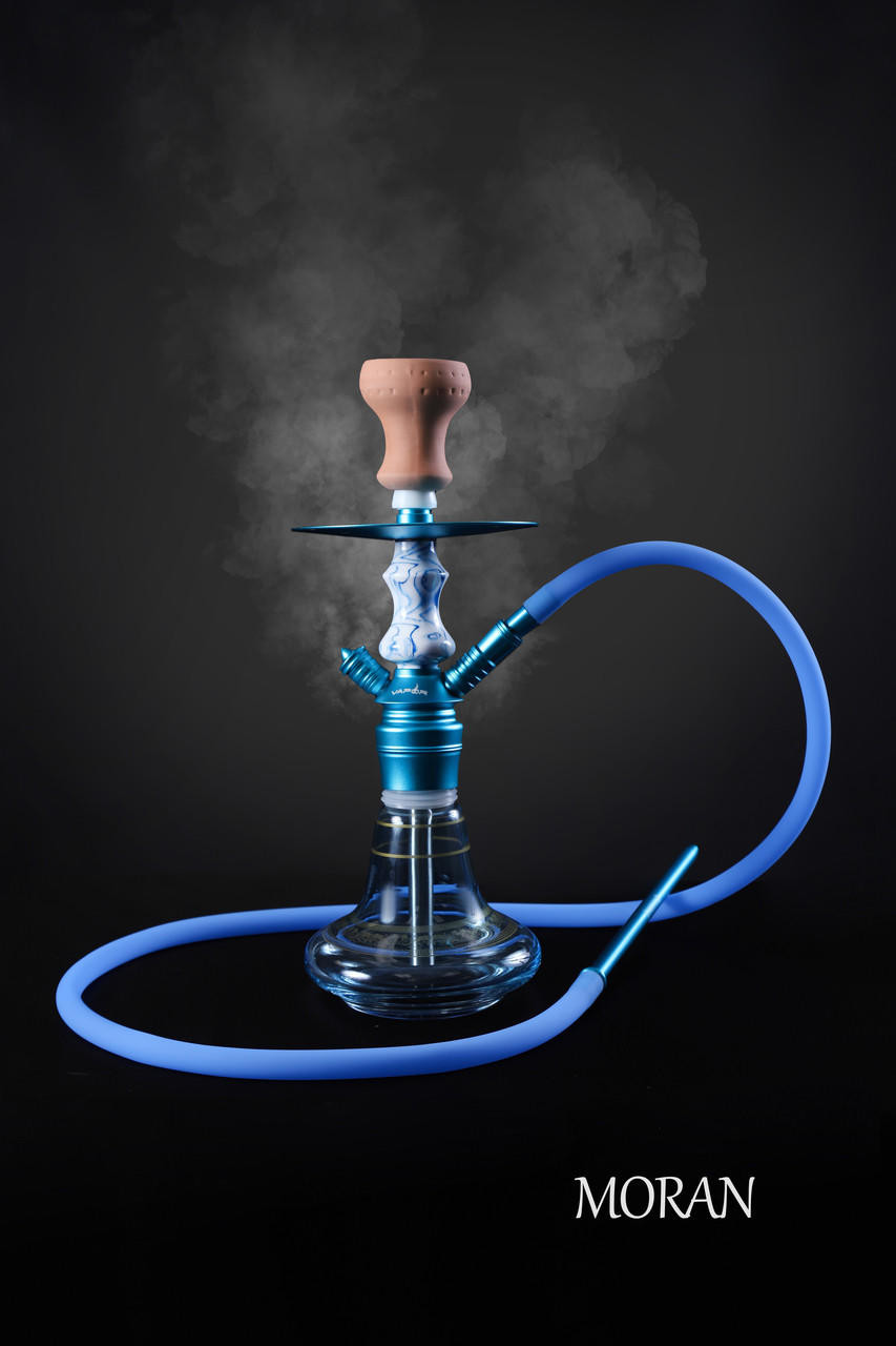 VAPOR HOOKAH MORAN 1 HOSE HOOKAH ASSORTED COLOR - 1CT