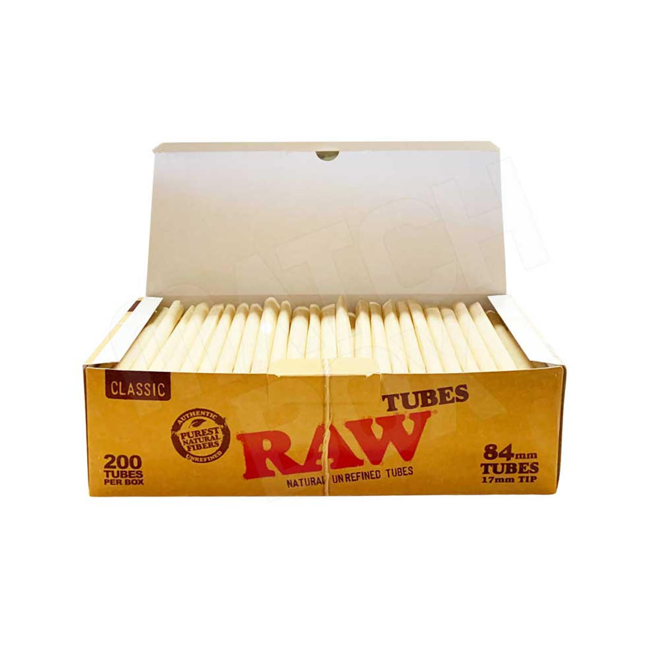 RAW 84MM TUBES 17MM TIPS - 200CT