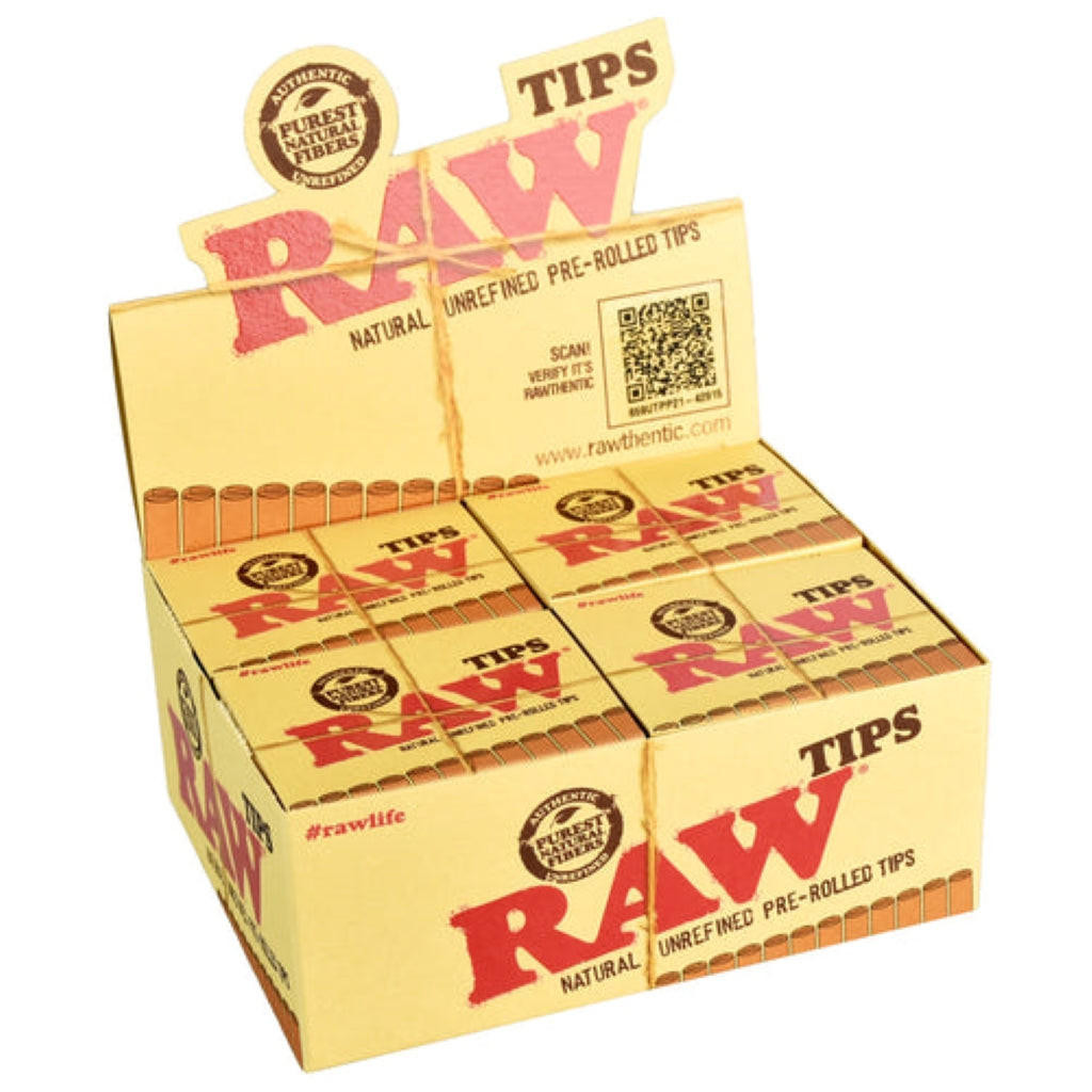 RAW 949 UNBLEACHED PRE-ROLLS TIPS - 20CT DISPLAY