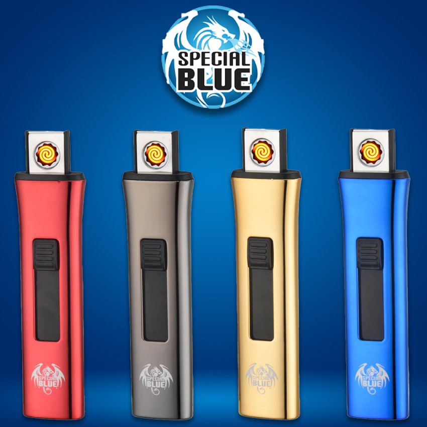 SPECIAL BLUE THE LIGHT STICK USB LIGHTER - 12CT DISPLAY