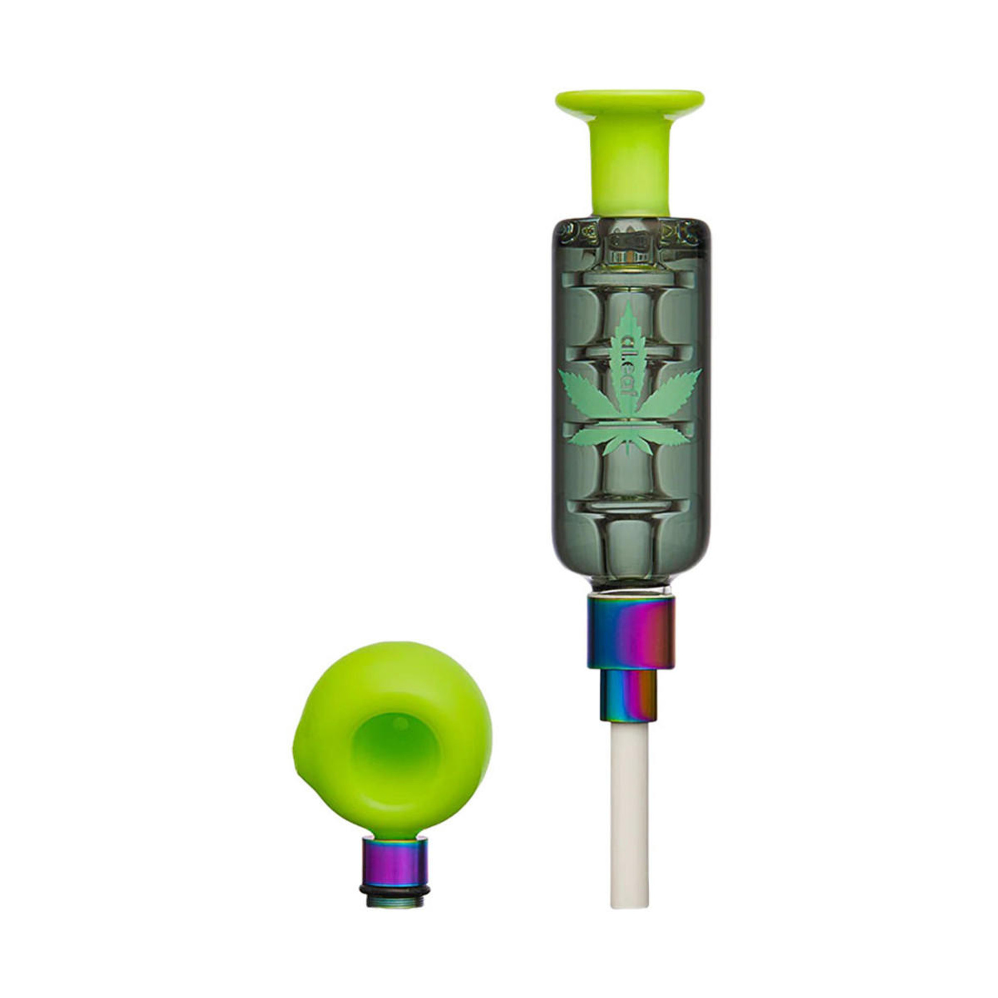 Aleaf 2 In 1 Liquid Purifier Pro Dab Straw And Pipe Combo 6 1ct