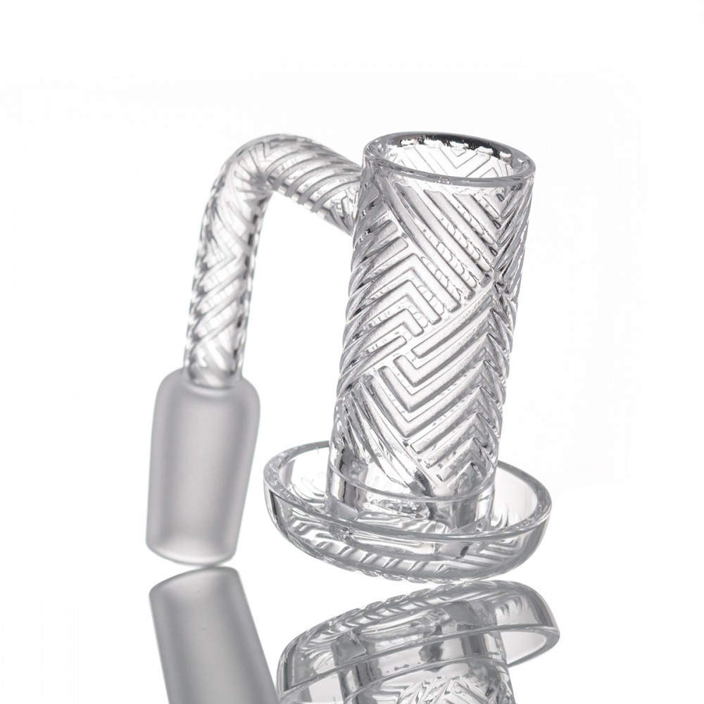 14MM QUARTZ BANGER FULLY WENDED 90 DEGREE ANGLE