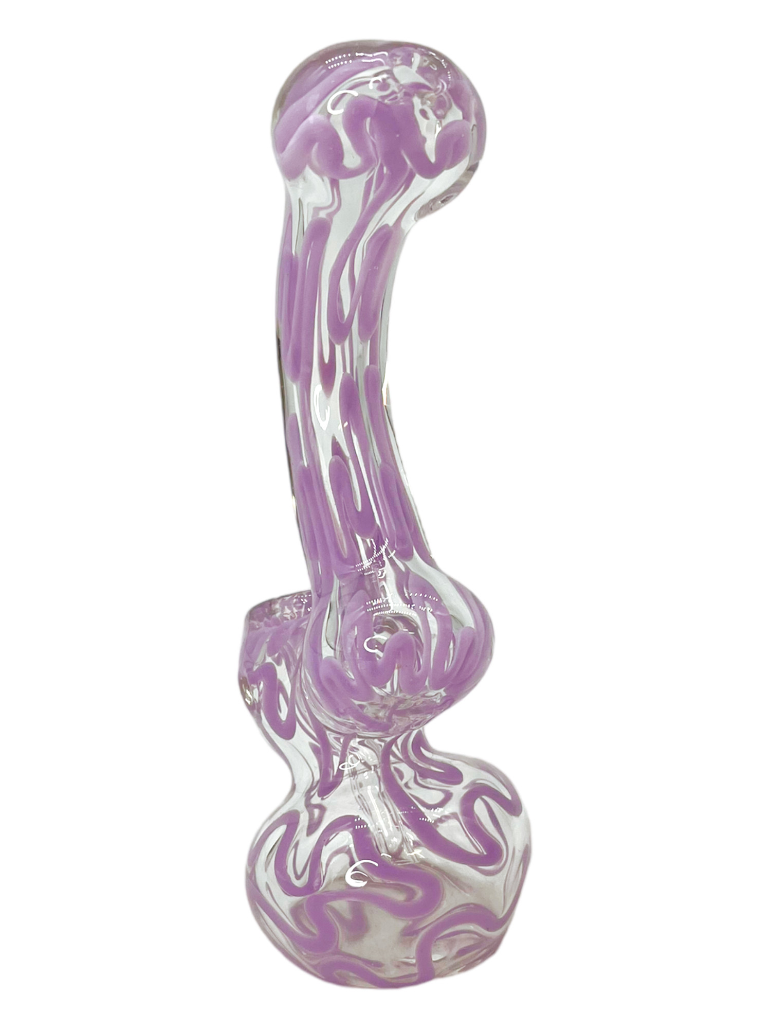 SLIME TWISTED ROD BUBBLER 8" - World Wholesale
