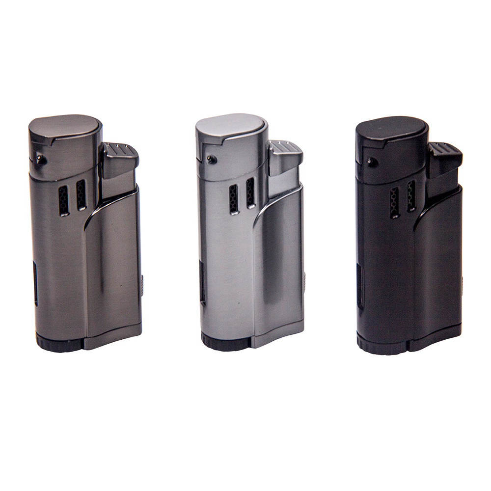 EVERTECH QUAD TORCH WITH CIGAR PUNCH - 12CT DISPLAY