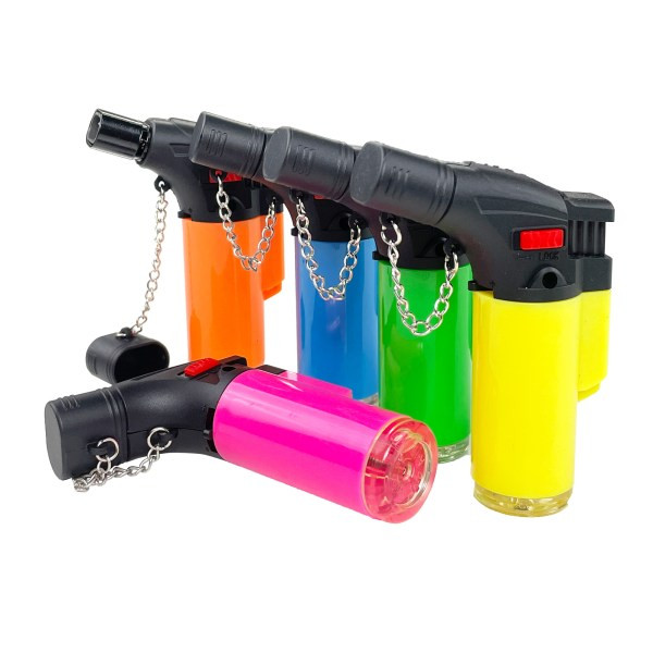 VICTORY DOUBLE SIDE TORCH NEON/RUBBER FINISH - 12CT