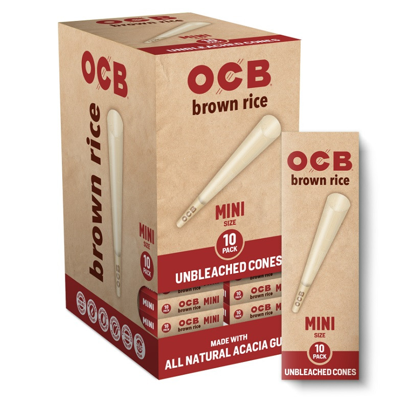 OCB 70MM MINI CONES 10PK - 24CT DISPLAY