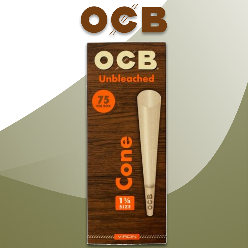 OCB PRE-ROLLED VIRGIN TOWER CONES 1 1/4 - 75CT