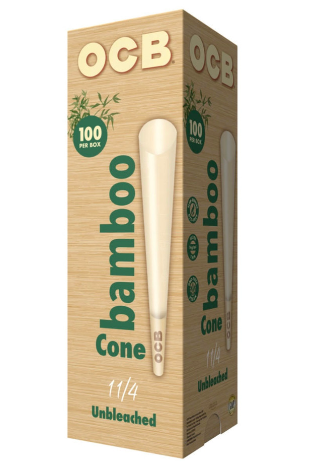 OCB PRE-ROLLED BAMBOO TOWER CONES 1 1/4 - 100CT