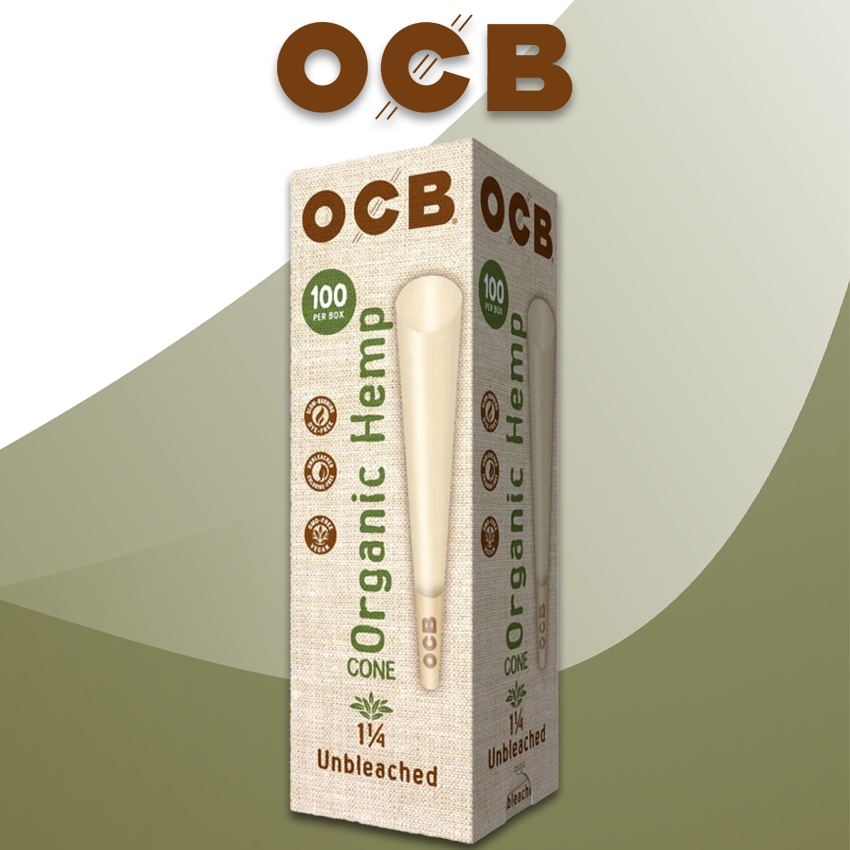 OCB PRE-ROLLED ORGANIC TOWER CONES 1 1/4 - 100CT