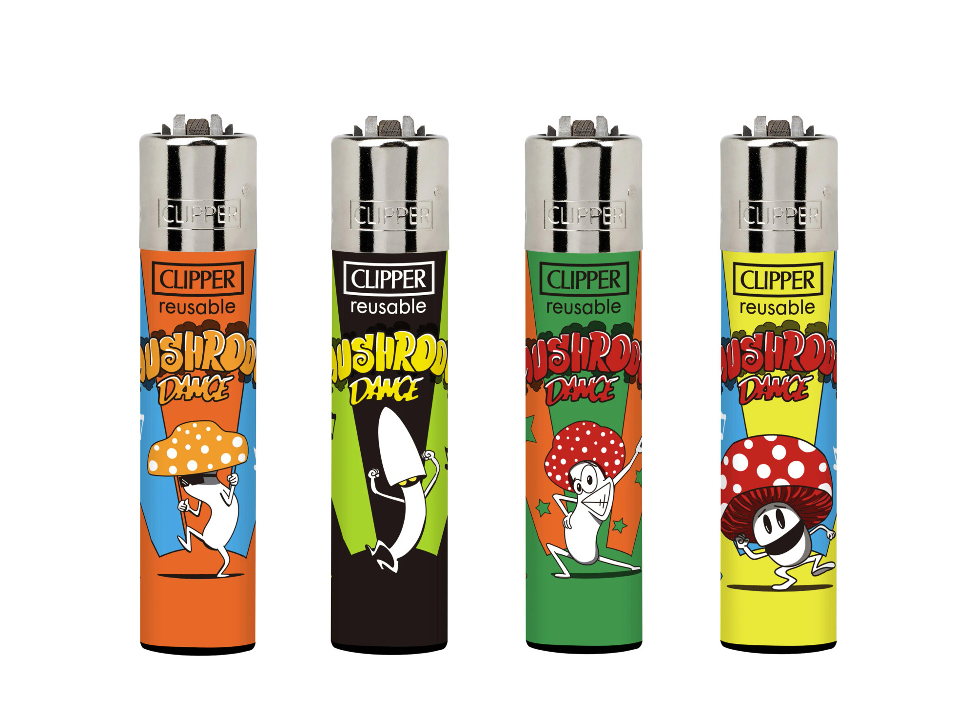 CLIPPER CLASSIC LARGE PRINTED MUSHROOM DANCE - 48CT DISPLAY - World ...
