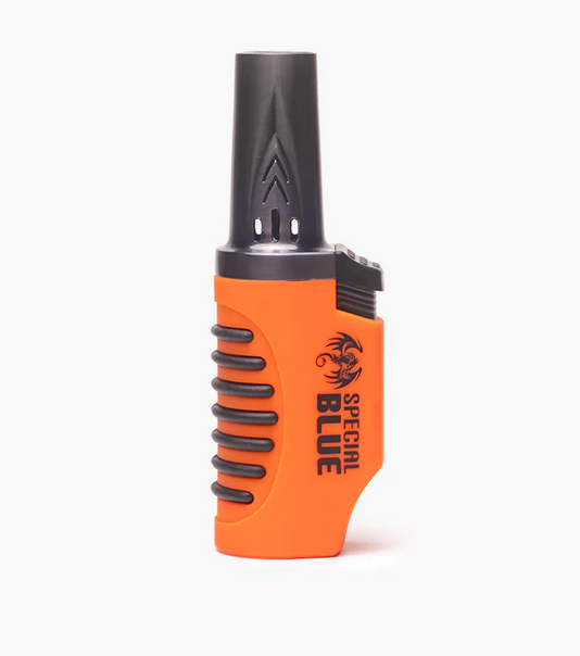 SPECIAL BLUE MOD RUBBER TORCH LIGHTER - 12CT DISPLAY