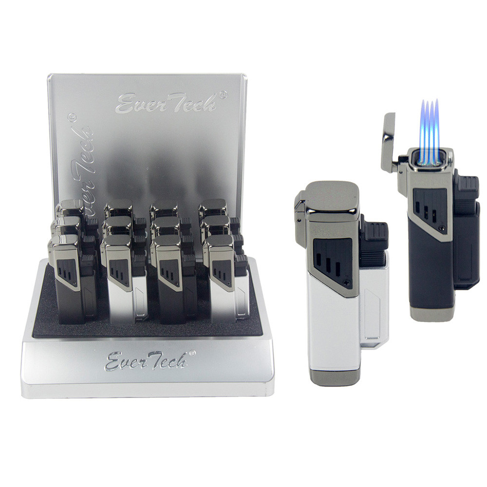 EVERTECH QUAD MINI TORCH DISPLAY MIXED COLOR - 12CT