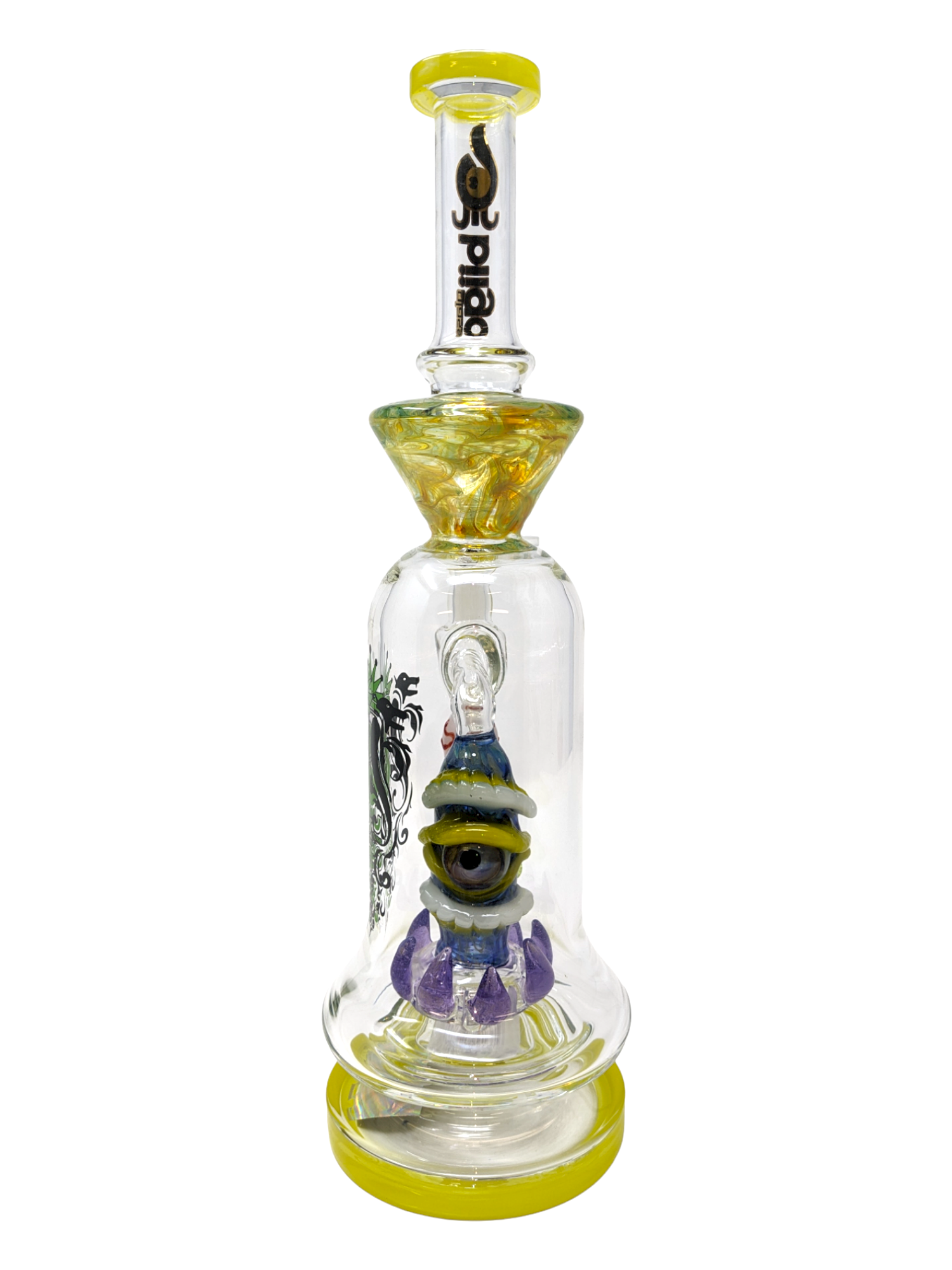 BIIGO BY LOOKAH - SPIKED MUSHROOM PERC STRAIGHT WATERPIPE RIG 14 ...