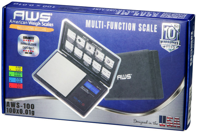 AWS DIGITAL POCKET SCALE 100g x 0.01g (AWS-100)