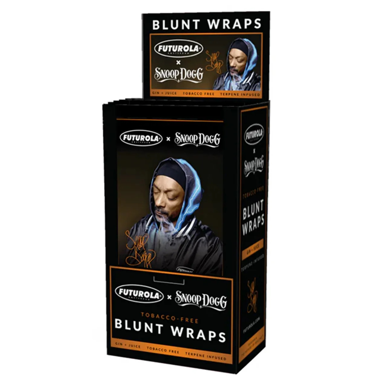 FUTUROLA X SNOOP DOGG TERPENE BLUNT WRAPS - DISPLAY OF 25