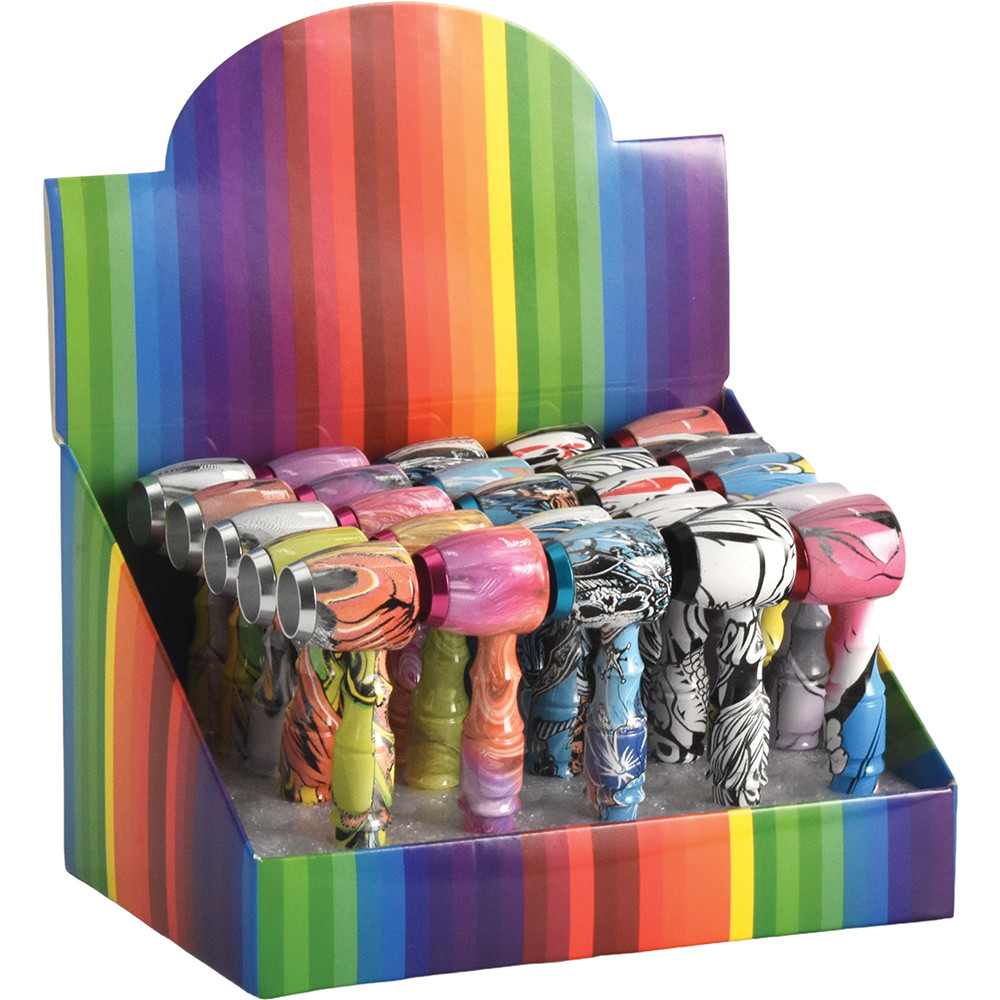 COMICS DESIGN ALUMINIUM PIPE DISPLAY OF 25 WHOLESALE | WORLD WHOLESALE