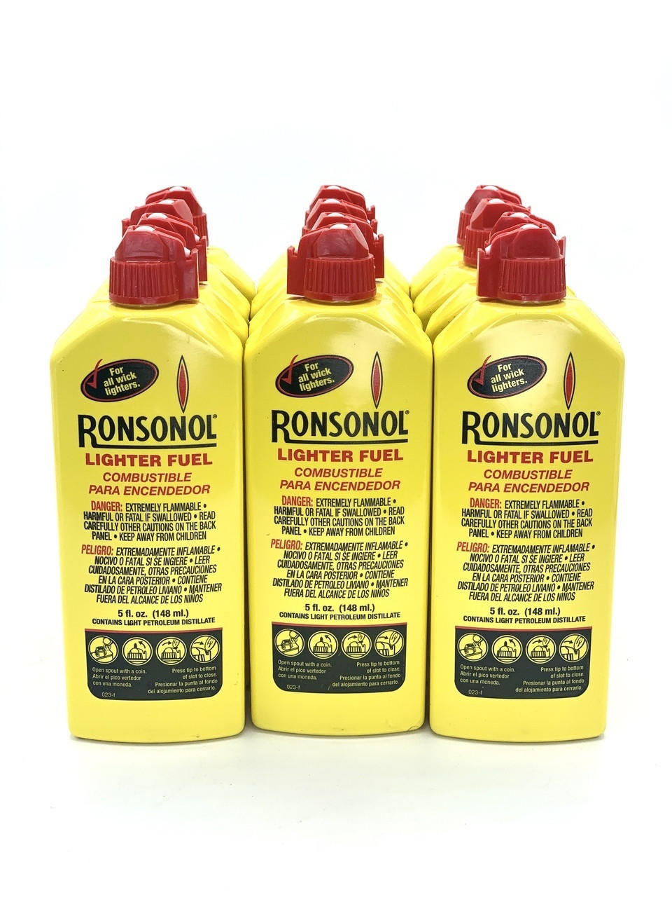RONSONOL LIGHTER FUEL - 5oz - DISPLAY OF 12CT