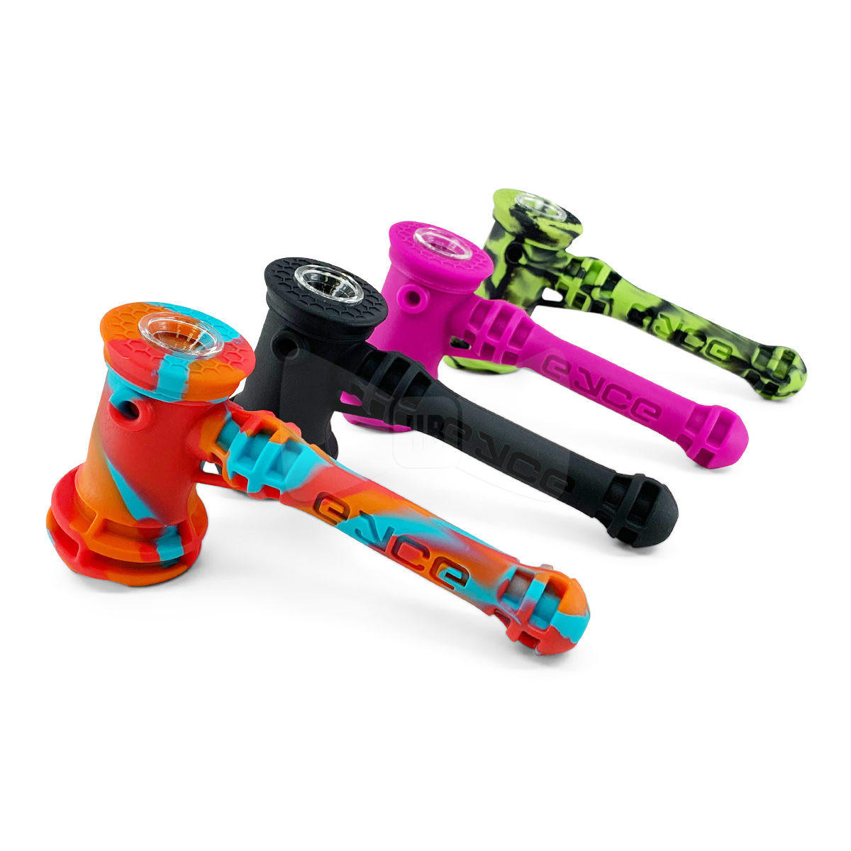 EYCE HAMMER SILICONE BUBBLER - DISPLAY OF 8CT