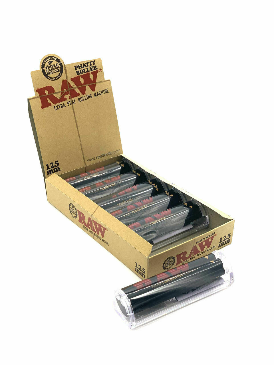 RAW PHATTY EXTRA PHAT ROLLING MACHINE 125MM - 6CT (RAW91) - World Wholesale