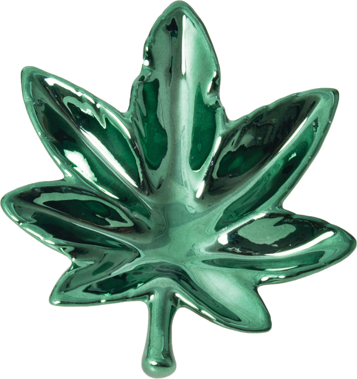 FUJIMA POLYSTONE LEAF ASHTRAYS - 8CT