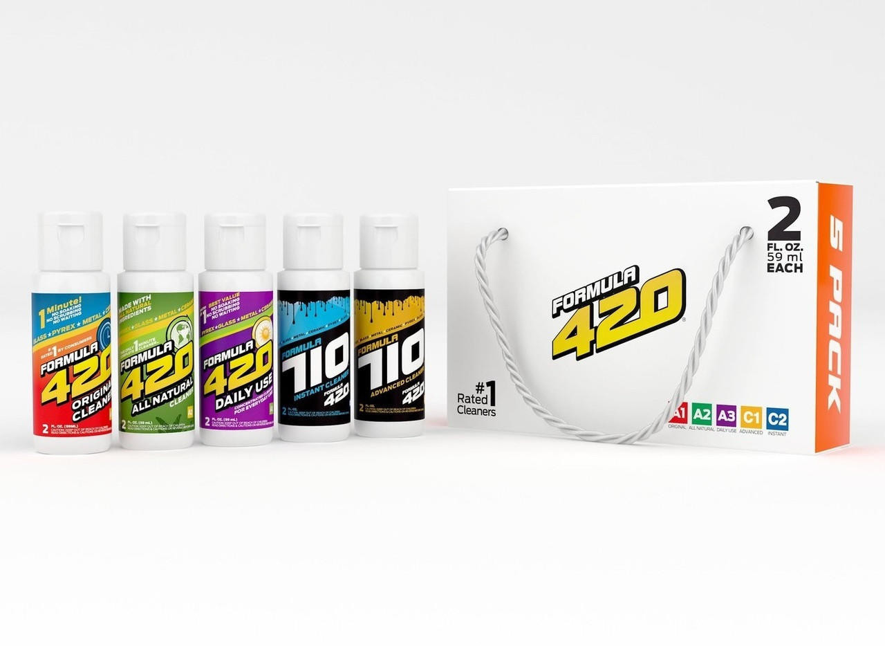 FORMULA 420 2oz CLEANING SOLUTION STRING BOX SET - 5PC