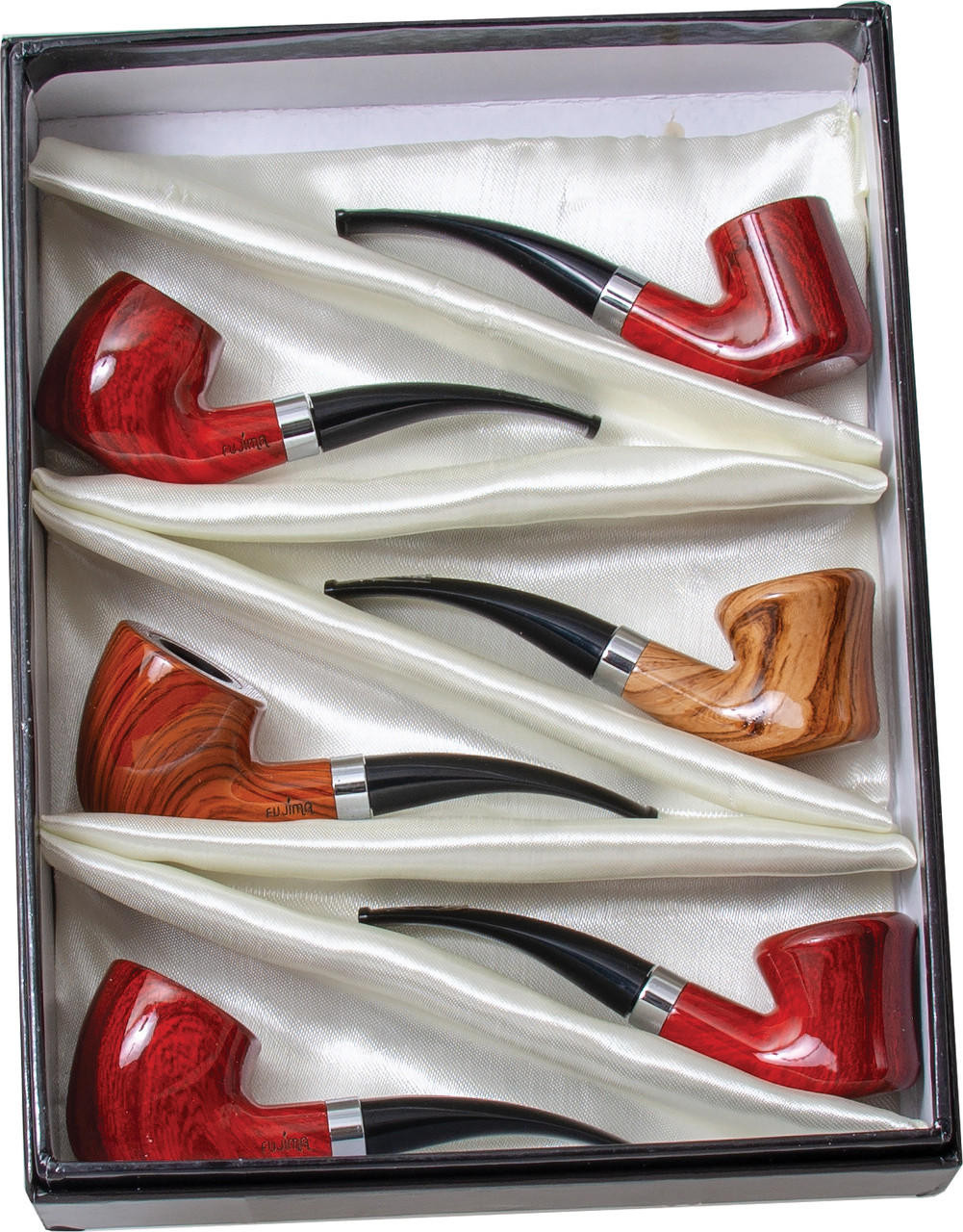 FUJIMA WOODEN MIXED PIPES - 6CT (FP2)
