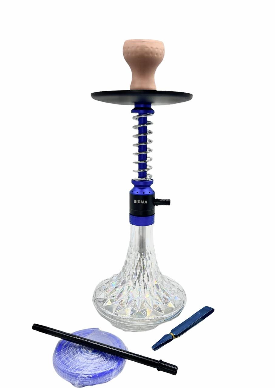 SIGMA ROTANA SPIRAL 1 HOUSE HOOKAH WITH FLAT CHILL BASE 24" - ASSORTED ...