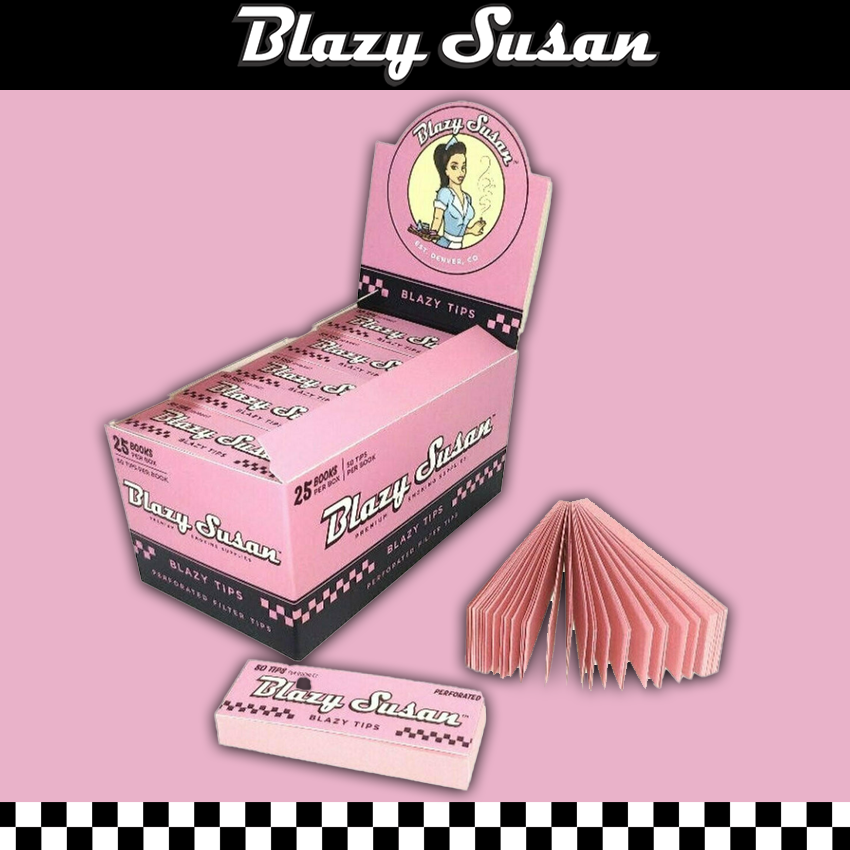 BLAZY SUSAN x PURIZE REGULAR FILTER TIPS - 10CT/20PK