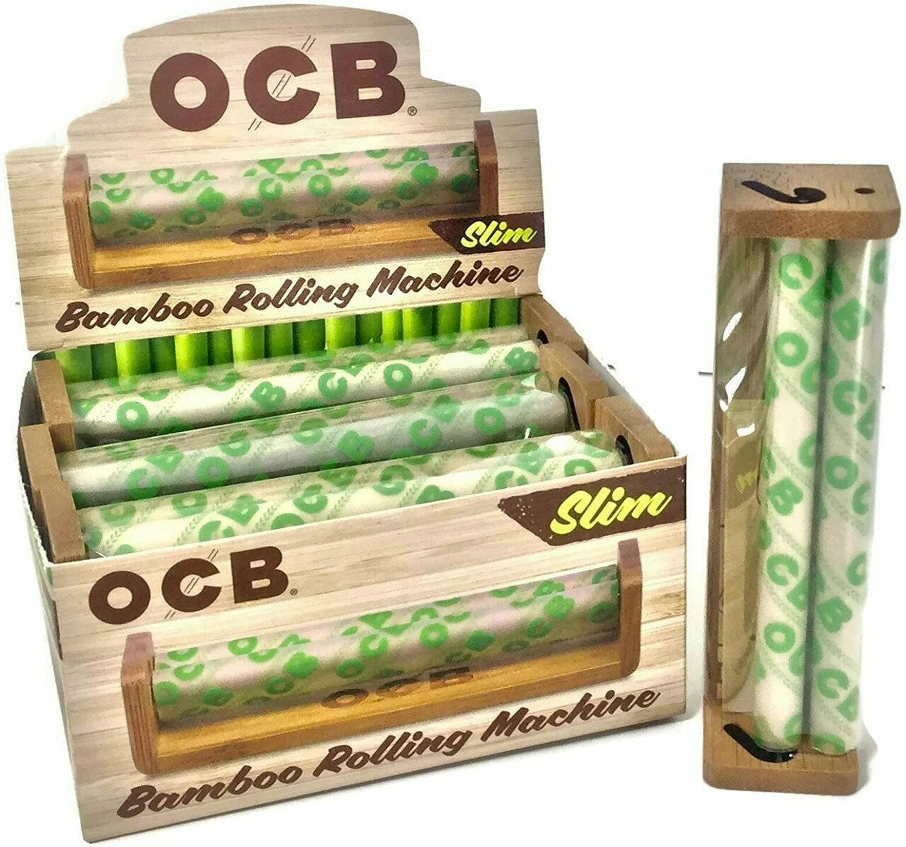 OCB CLASSIC ROLLING MACHINE 1 1/4 SLIM - 6CT DISPLAY