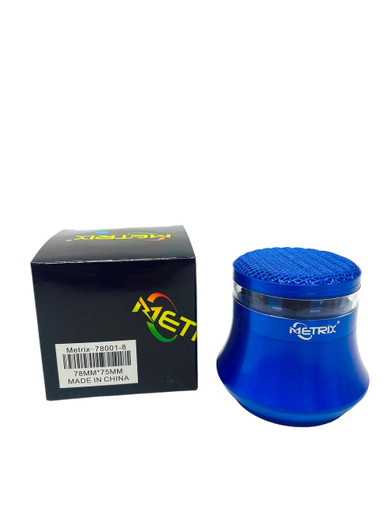 METRIX G-78001-8 MIXED 78MM 4 LAYERS GRINDER - DISPLAY OF 6CT