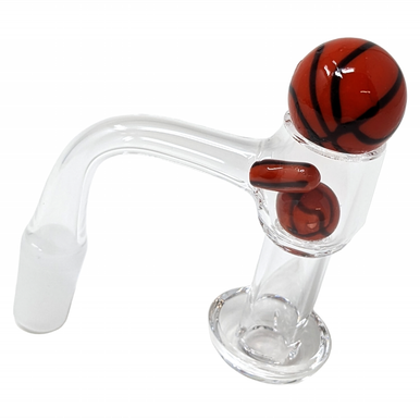 14MM TERP SLURPER QUARTZ BANGER WITH BASKETBALL CARB CAP SET