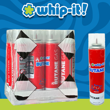 WHIP IT BUTANE 300ML - DISPLAY OF 12