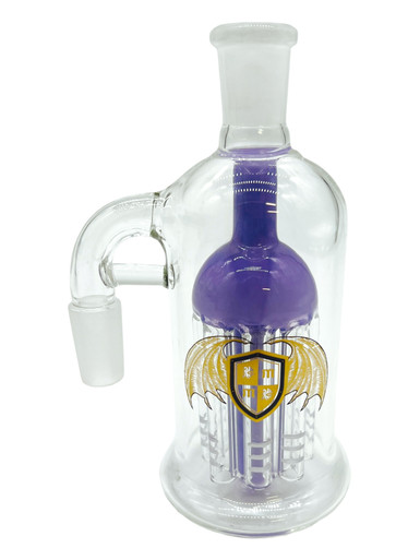 MONSTER MINDS TREE PERC ASH CATCHER 90 DEGREE 14MM ASSORTED COLOR